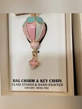 Piper K | Accessories | Piper K Paris Adventure Bag Charmkeychain Multi ...